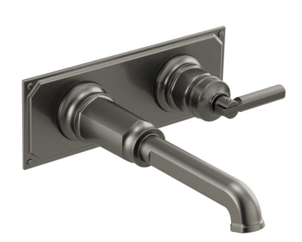 Brizo T65776LF-SLLHP Invari Luxe Steel 1.5 GPM 2 Hole Widespread Wall ...
