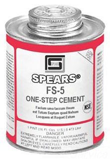 SPEARS FS5-020 1 PINT FLAMEGUARD ONE-STEP CPVC SOLVENT CEMENT FOR FIRE ...