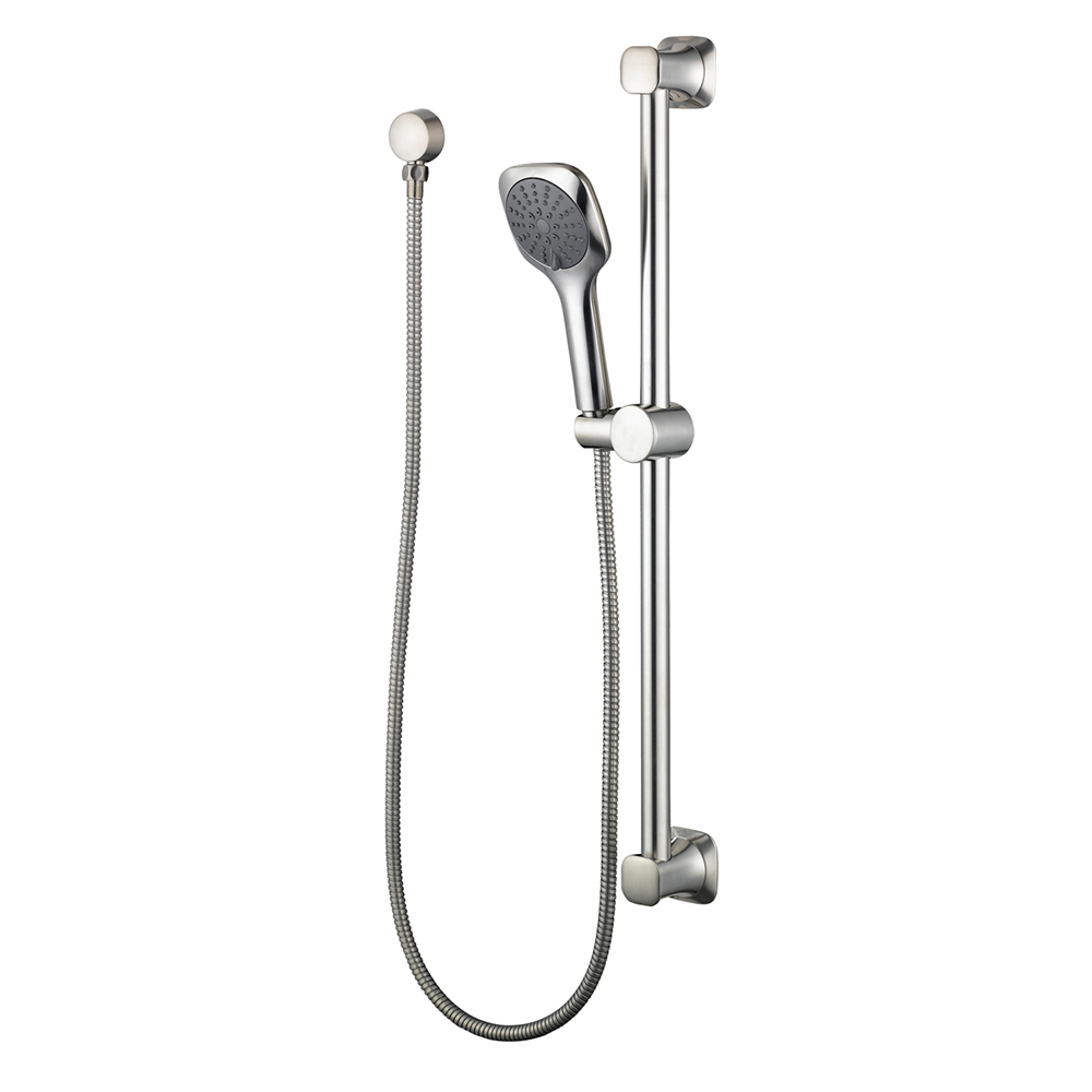 Luxart LPPSYS72LF-BN Poydras Brushed Nickel 1.8 GPM 3-Spray Wall Mount ...