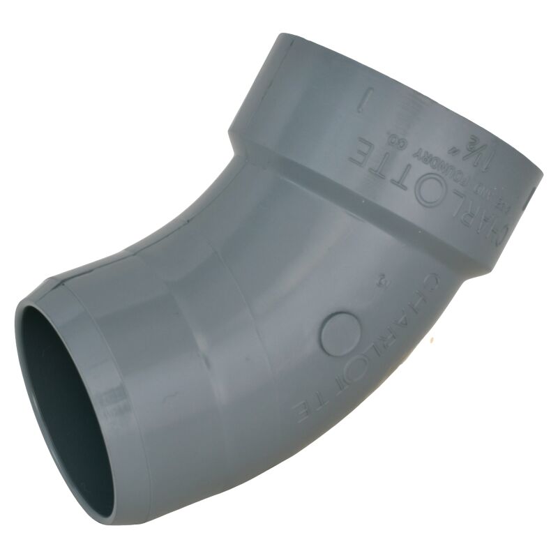 CHEMDRAIN 2 SPGXH CPVC CHEMDRAIN AW323C 45 DEGREE STREET ELBOW 10488 at ...