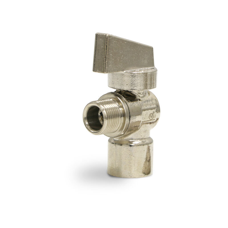 EVERFLOW 81212C-NL 1/2 SWT X 3/8 OD COMP 1/4 TURN COMPACT ANGLE STOP ...