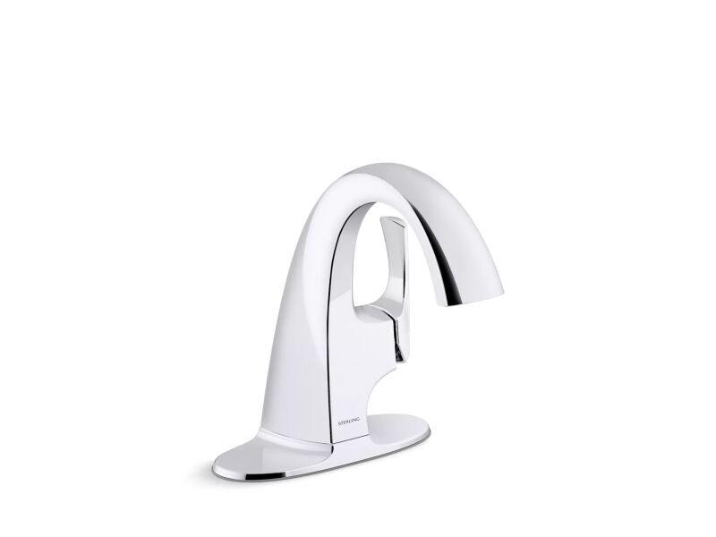 Sterling 27371-4-CP Medley Polished Chrome 1.2 GPM 1 Hole Deck Mount ...
